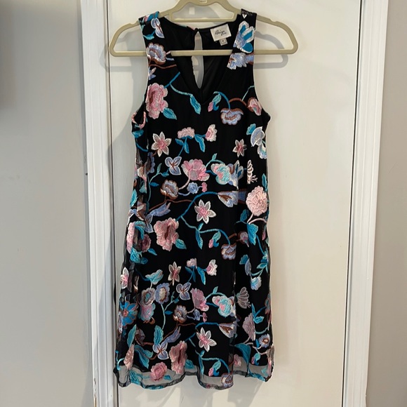 Beige by eci | Dresses | Beige By Eci Floral Embroidered Dress | Poshmark